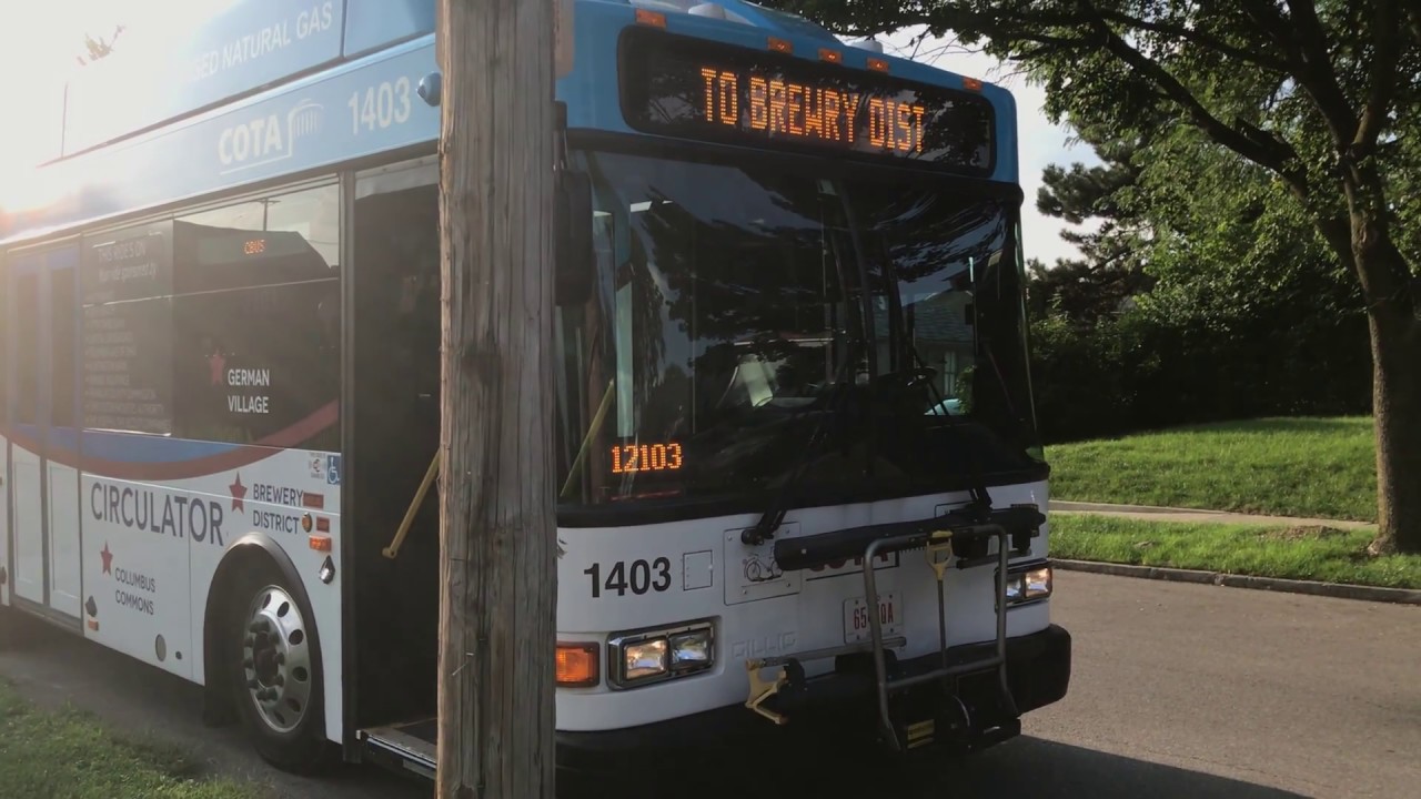 COTA Bus Ride Front & Sycamore To Short North And Back! - YouTube
