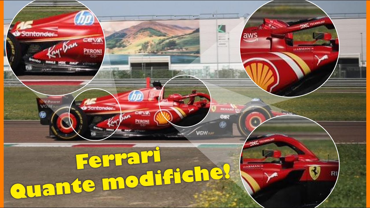 FERRARI CAMBIA TUTTO: Gli aggiornamenti per IMOLA della SF-24 | F1 2024 ...
