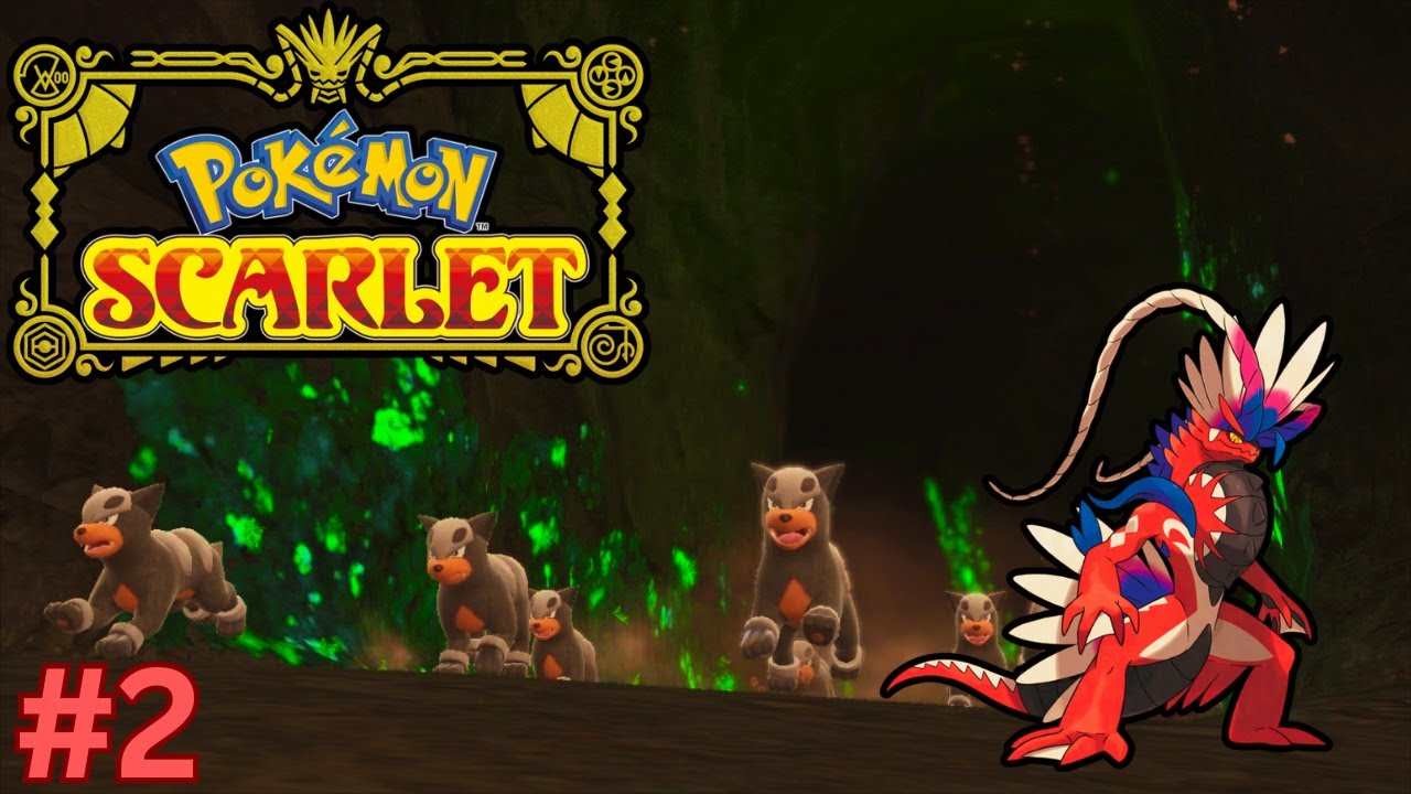 Pokemon Scarlet!! #2 -inlet grotto- - YouTube