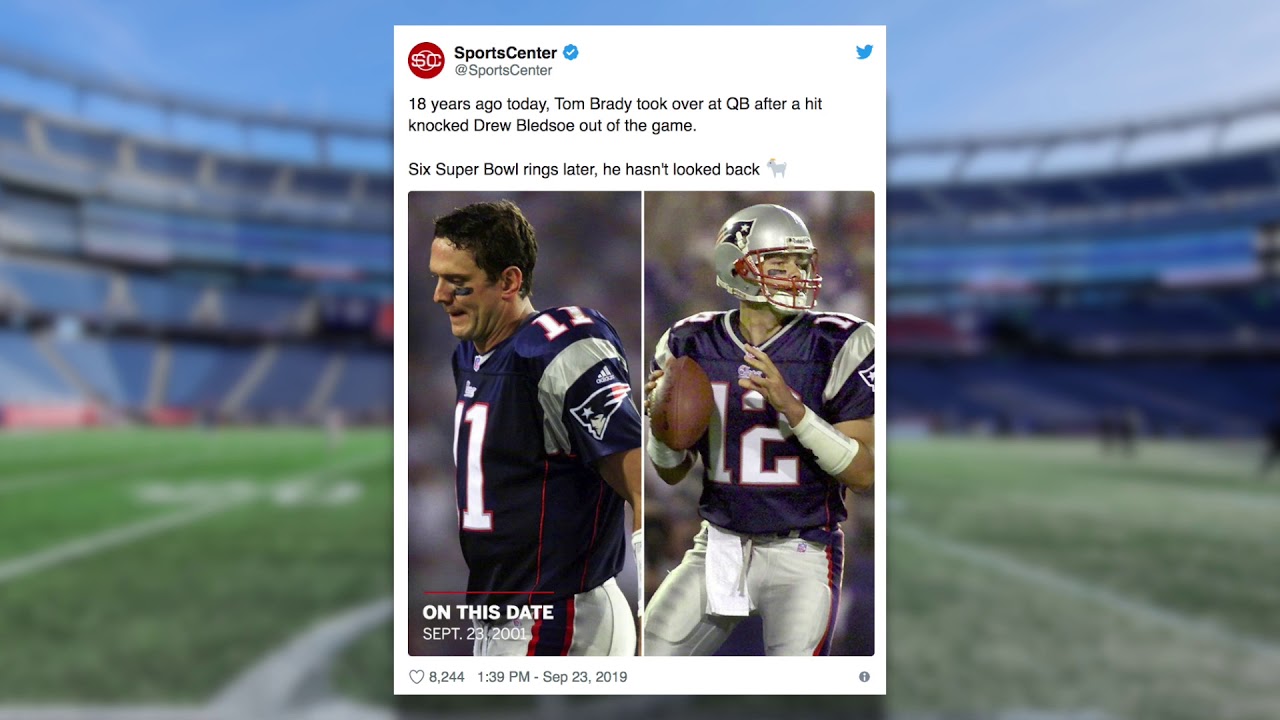 On This Day In History: Tom Brady Era Begins - YouTube