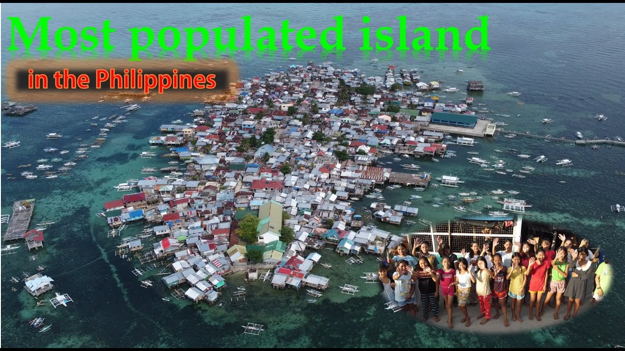 Floating Community and most populated island in the Philippines - YouTube