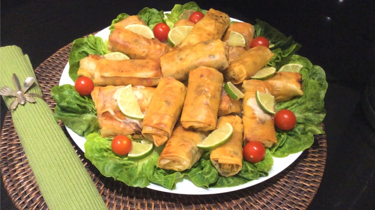 Les nems au poissons - سيكار بالسمك لذيذ مقرمش بحشوة رائعة - YouTube