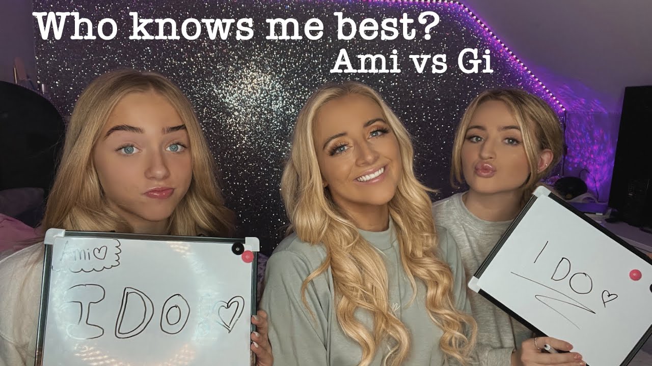 Ami vs Gi - who knows me best? | Robyn Louise Hobson - YouTube