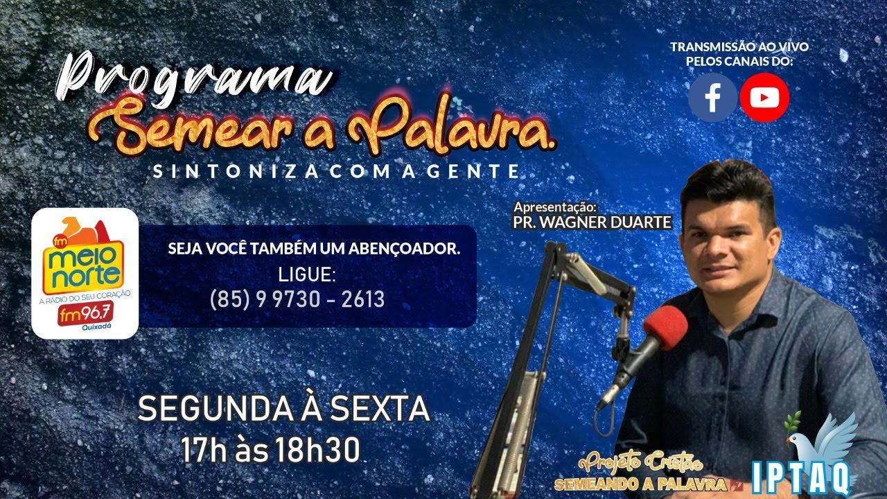 Programa SEMEAR A PALAVRA - YouTube
