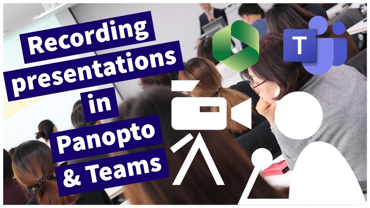 How to record (student) presentations in Panopto and MS Teams - YouTube