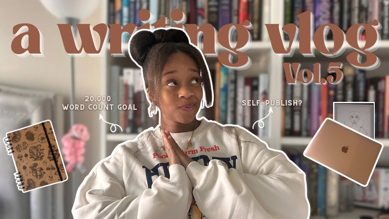 writing 20k words in a month? 🏽 | vlog | Vol.5 - YouTube