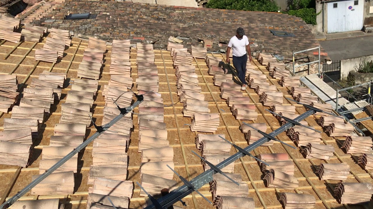 Rénovation 1 tuilage - YouTube