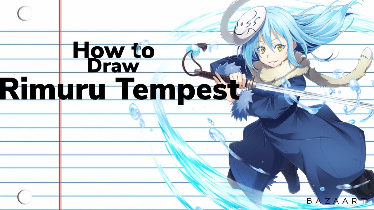 How to draw Rimuru Tempest - YouTube