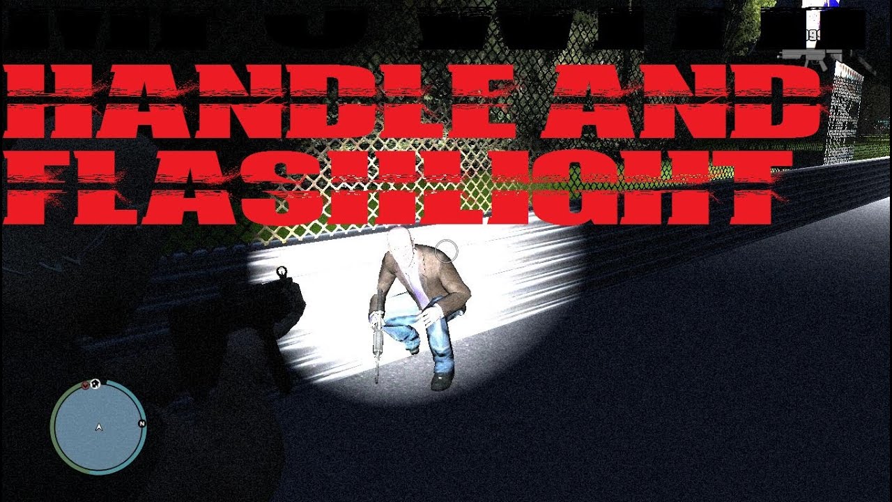 MP5 with handle and flashlight mod gta 4 - YouTube