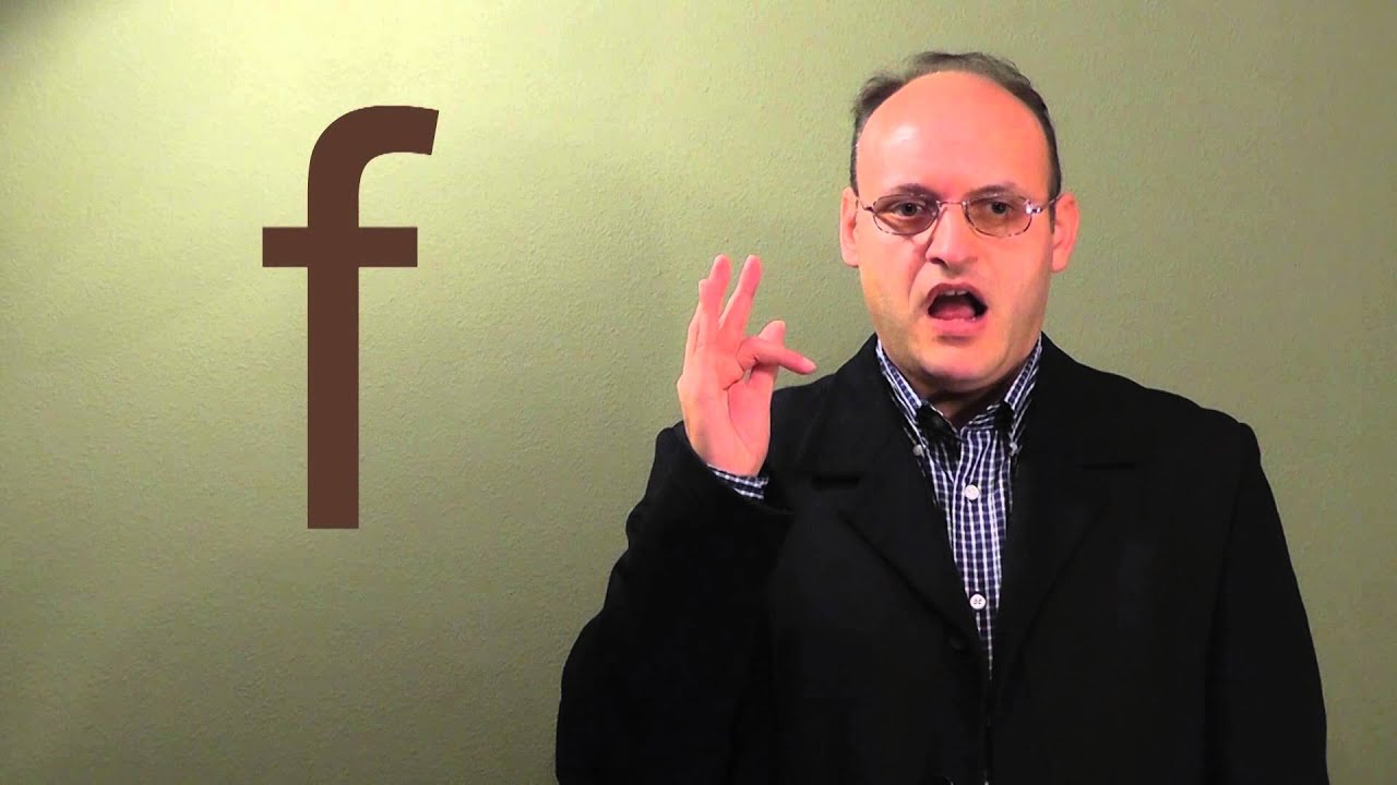 ALFABETO DACTILOLÓGICO LETRA "F" - LENGUA DE SIGNOS ESPAÑOLA "LSE ...