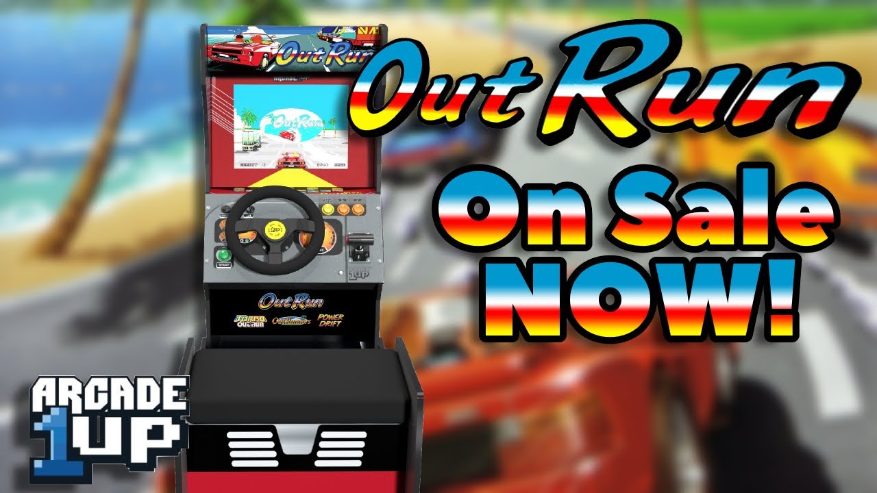 Arcade1Up Outrun Sit Down Racing Cabinet Now Available! - YouTube