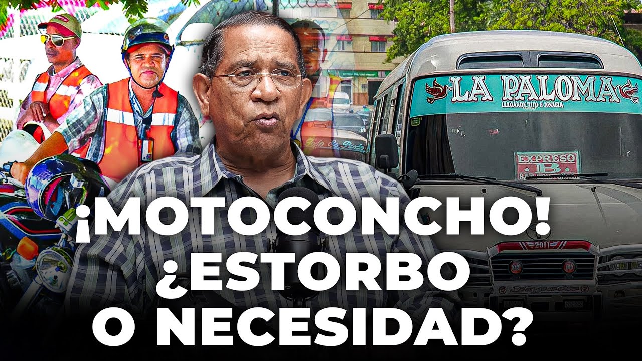 Motoconcho sustituye autobuses en rutas del Metro. - YouTube