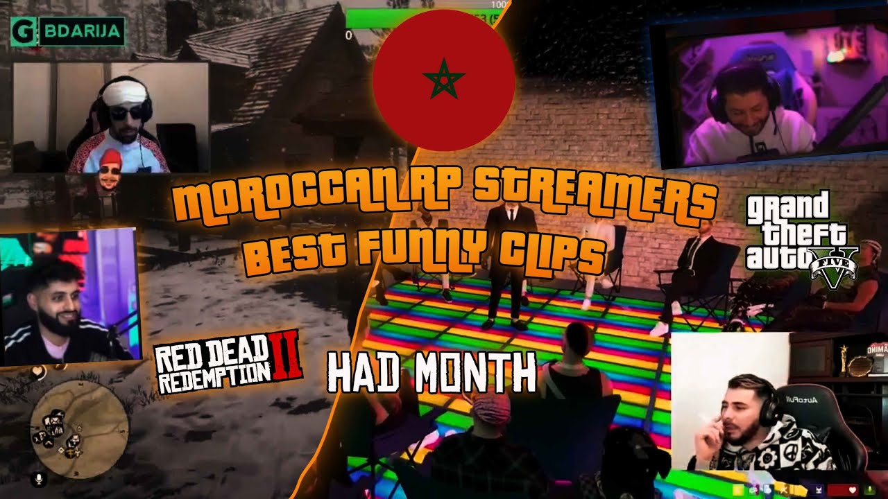 GTA 5 MOROCCAN RP & RED DEAD MOROCCAN REDM #highlights ( Funny Moments ...