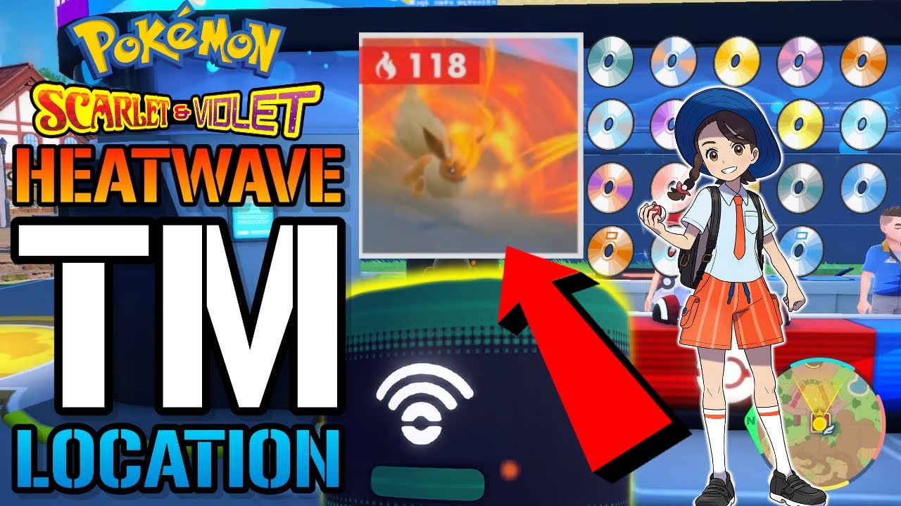 Pokemon Scarlet & Violet "Heat Wave" TM! Where To Find This TODAY (TM ...