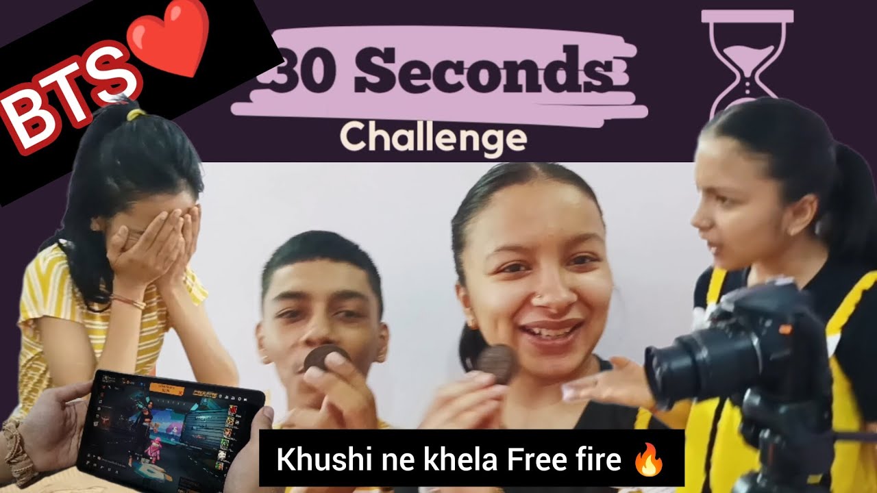 BTS of Making 30 Seconds Challenge | Free Fire 🔥 | @pahadivlogs999 - YouTube