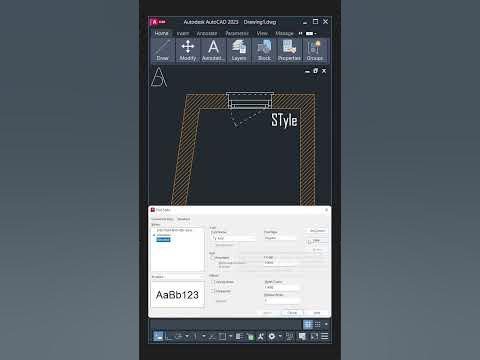 MText (Multi Text Style) AutoCAD Tutorials - YouTube