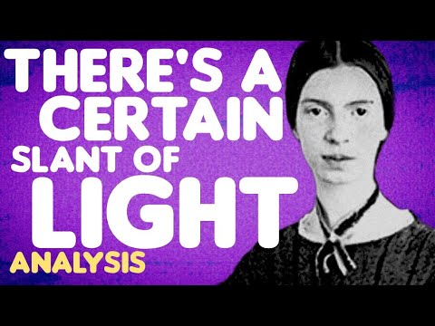 There's a Certain slant of Light by Emily Dickinson Analysis, Summary ...