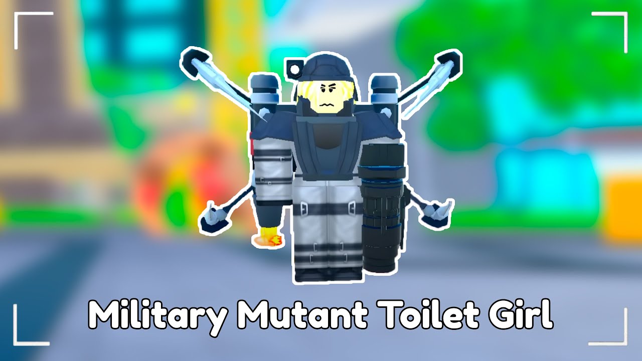 New Mega Update Is Comming 😱new Unit Military Mutant Toilet Girl 😲 Roblox Toilet Tower Defense