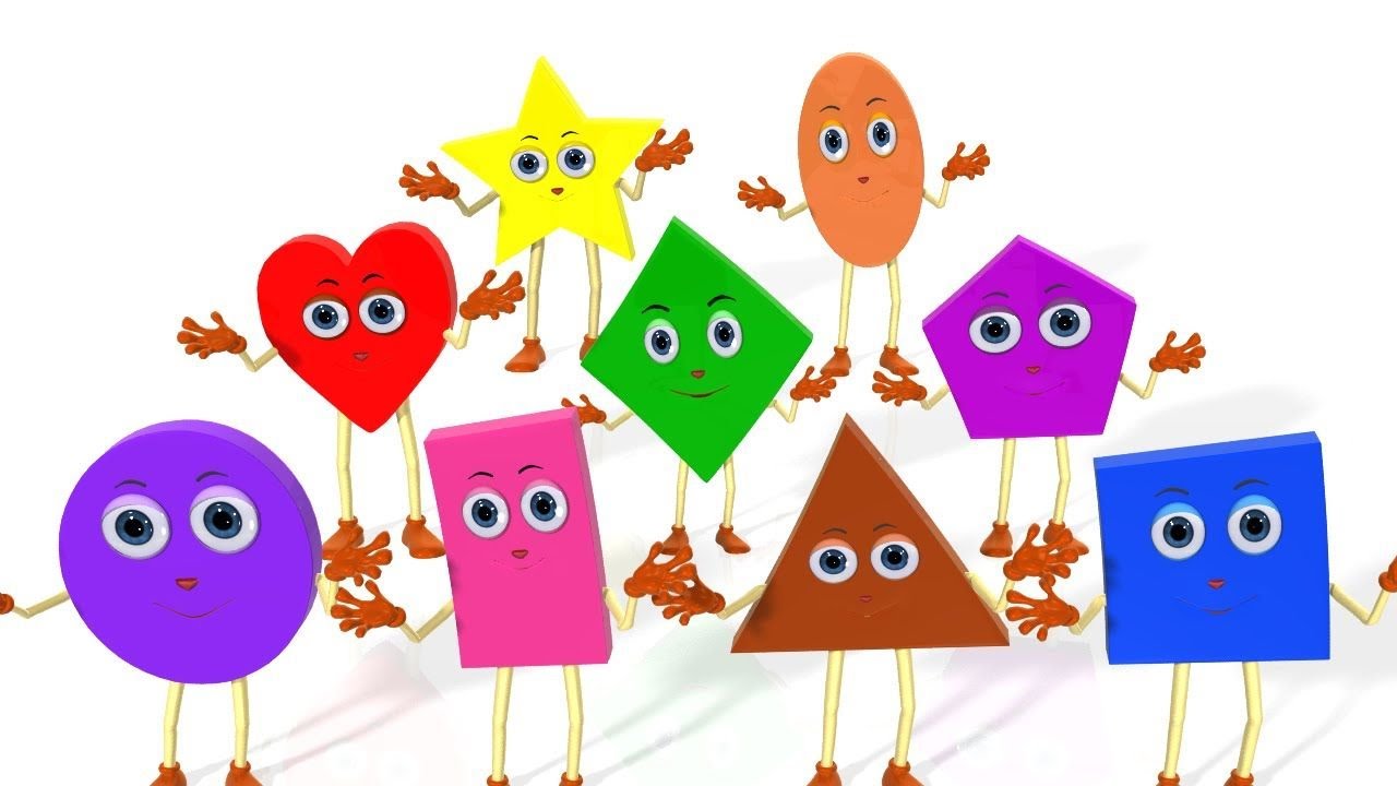 Shapes Song | We are Shapes | Shape Songs | Nursery Rhyme Songs for ...
