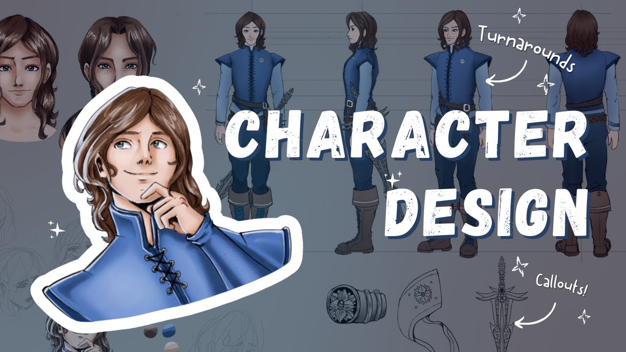 My Character Design Process | Character Sheet | Art portfolio Update ...