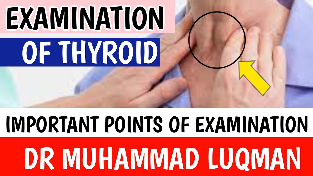 Examination of thyroid - clinical OSCE - YouTube