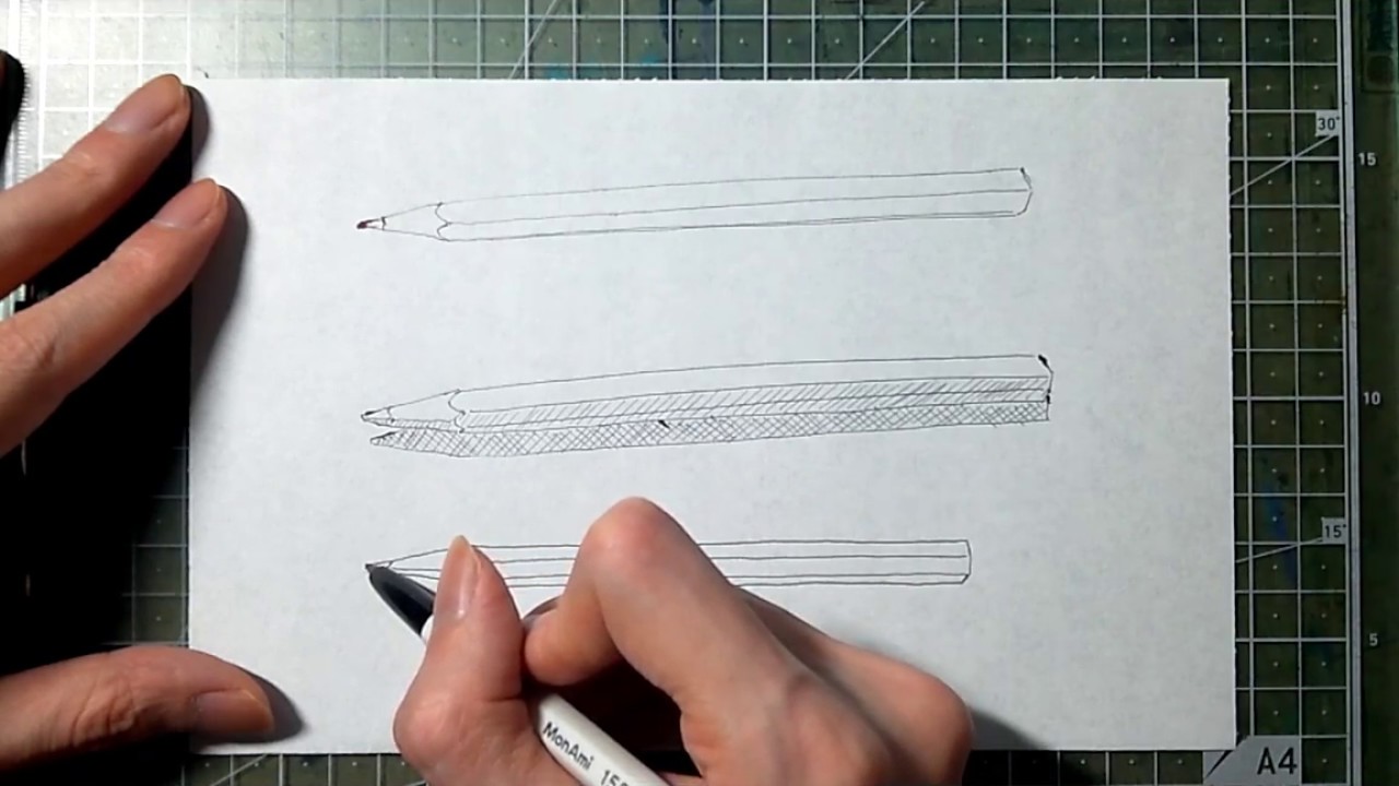 [Pen Drawing] Object_Writing Tools - 01 - YouTube