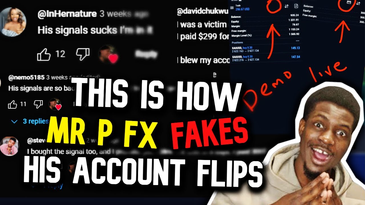 How MR P FX Fakes His Insane Forex Account Flips *EXPOSED* 🤯💰 @MrPFx ...