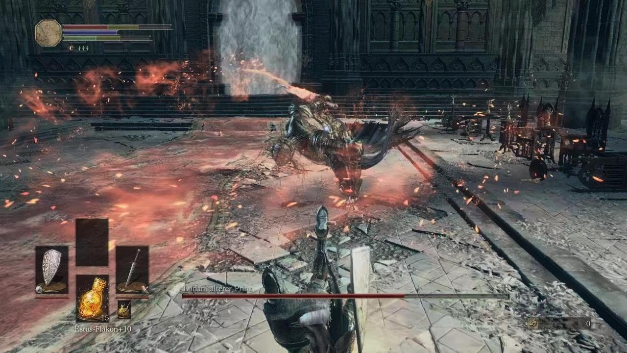 DARK SOULS III Lothric brothers lvl 1 - YouTube