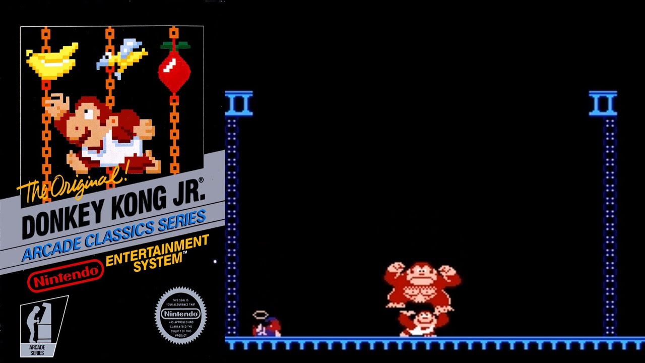 Donkey Kong Jr Nes - GamePlay - YouTube