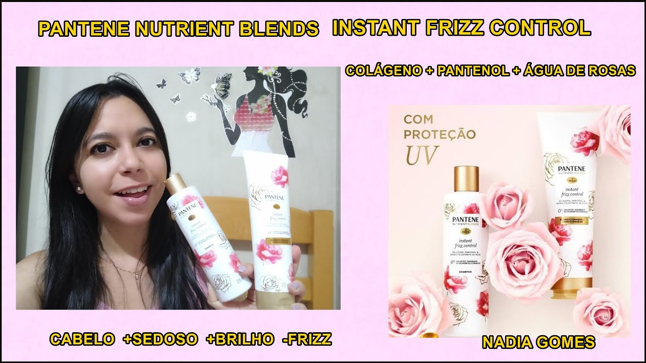 PANTENE NUTRIENT BLENDS INSTANT FRIZZ CONTROL - YouTube
