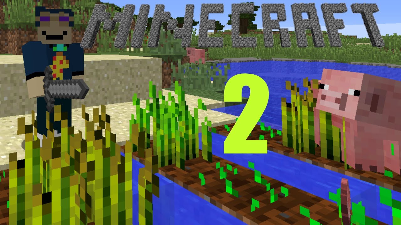 Farming and fake beef: Minecraft Beta 2 - YouTube