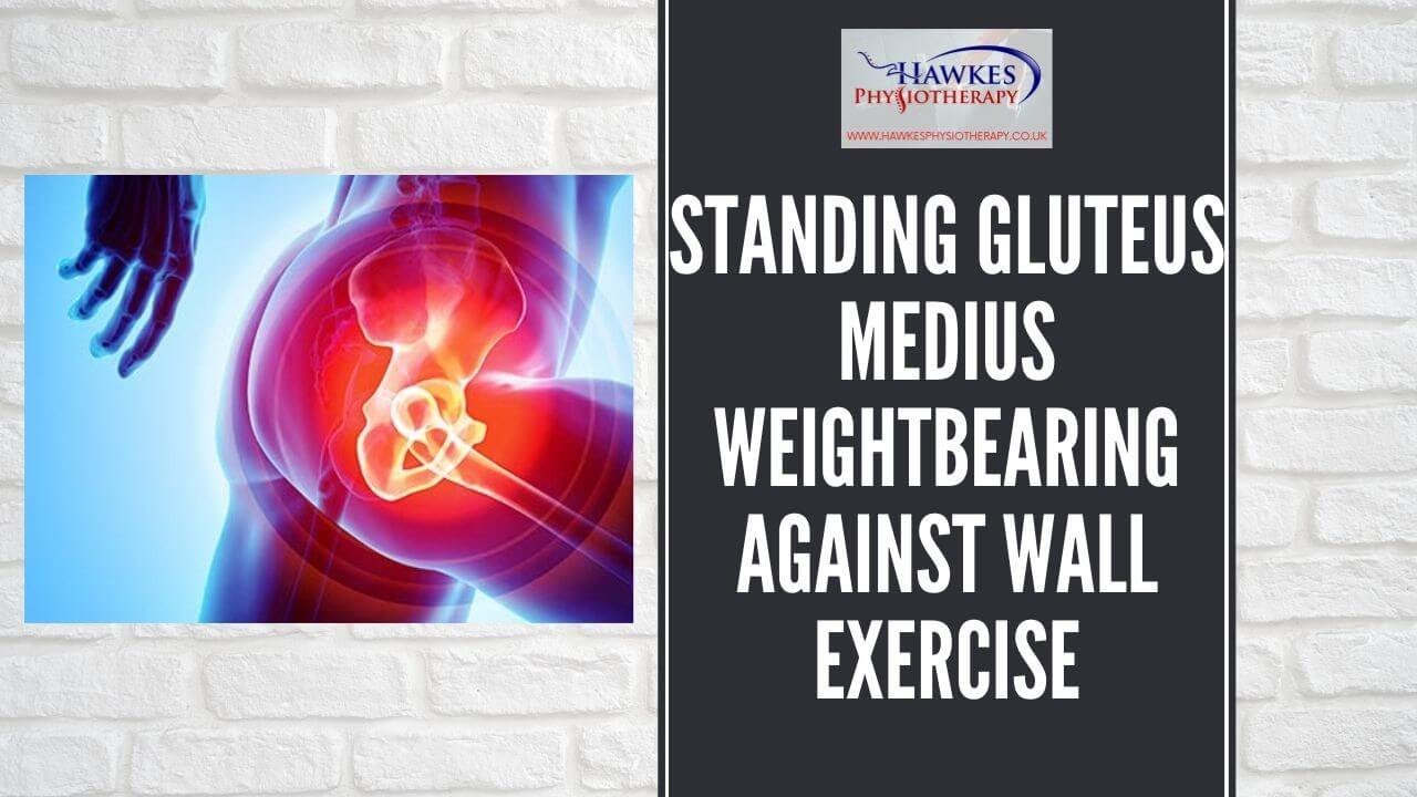 Standing Gluteus Medius weightbearing against wall exercise: Functional ...