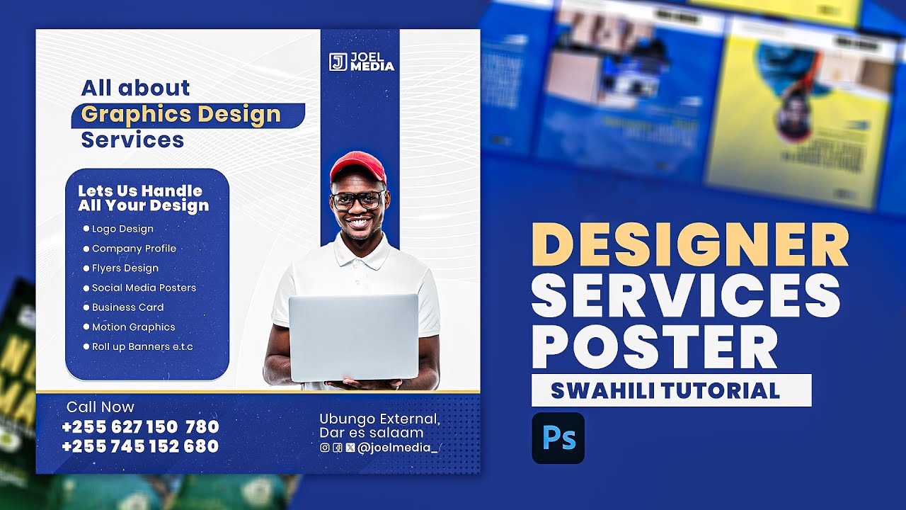 How To DESIGN A NICE LOOKING Graphics Design Services Promotion Poster ...