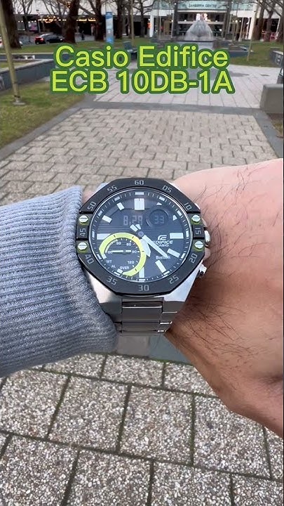 Canberra Center and Casio Edifice ECB-10DB-1A - YouTube