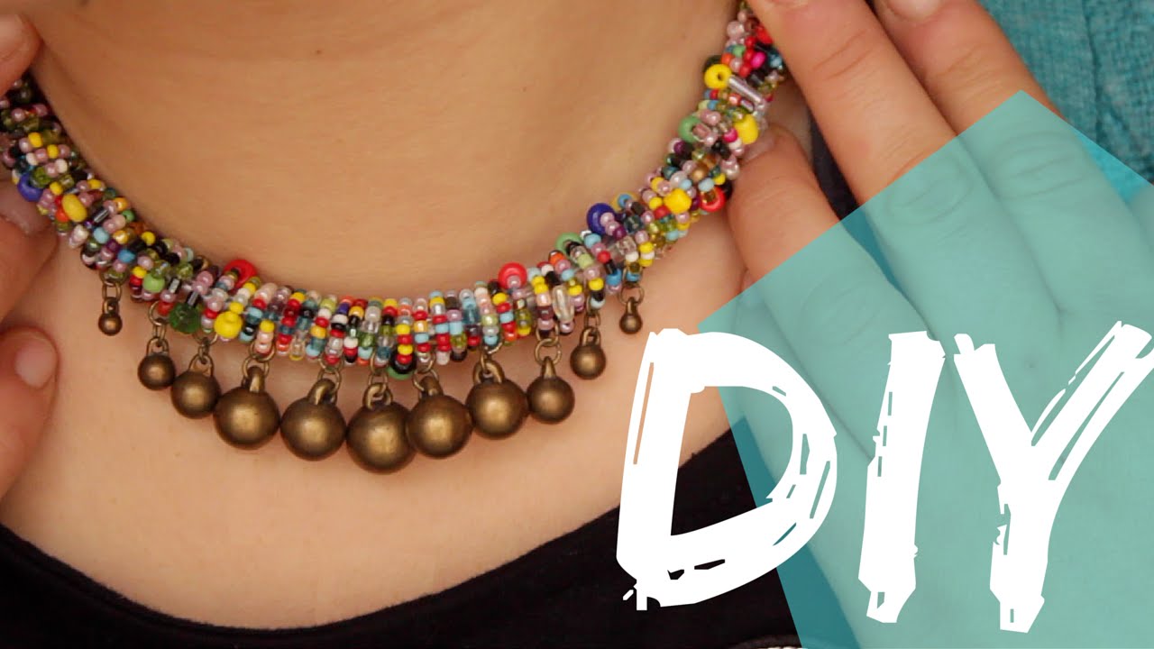 DIY || collana estiva - boho style - YouTube