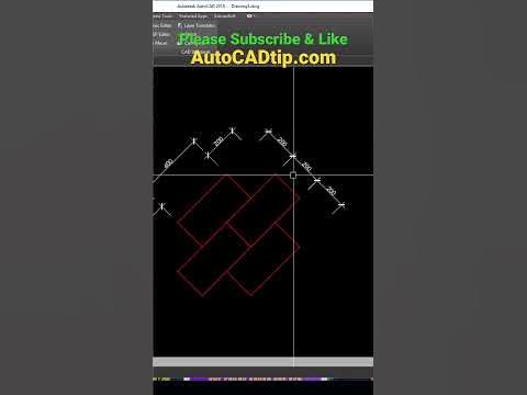 Lisp AutoCAD - Align Dimension #ntd #autocad #lisp - YouTube