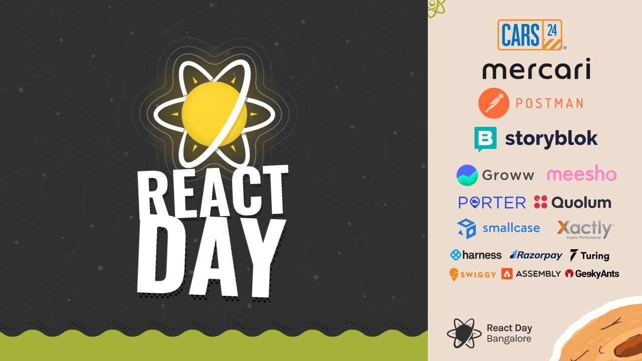 React Day Bangalore 2022 Day 1 - YouTube