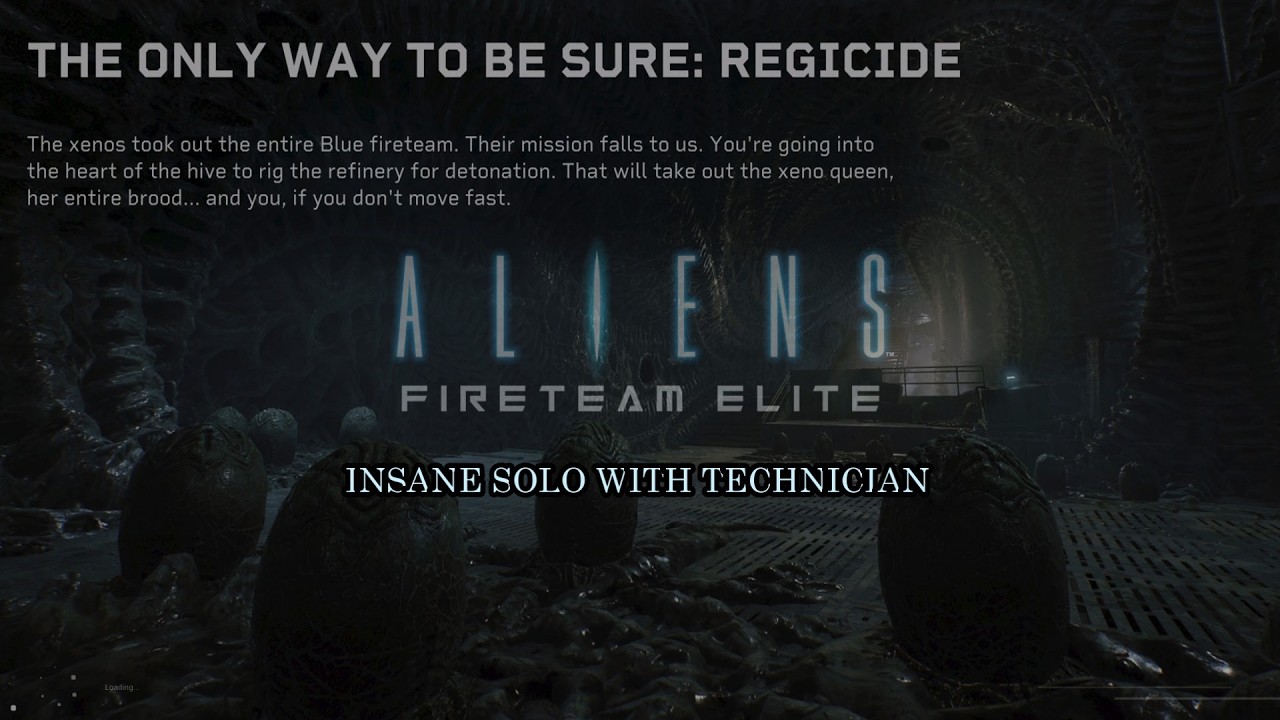 Aliens Fireteam Elite | REGICIDE | Insane Solo with Technician (Flamer ...
