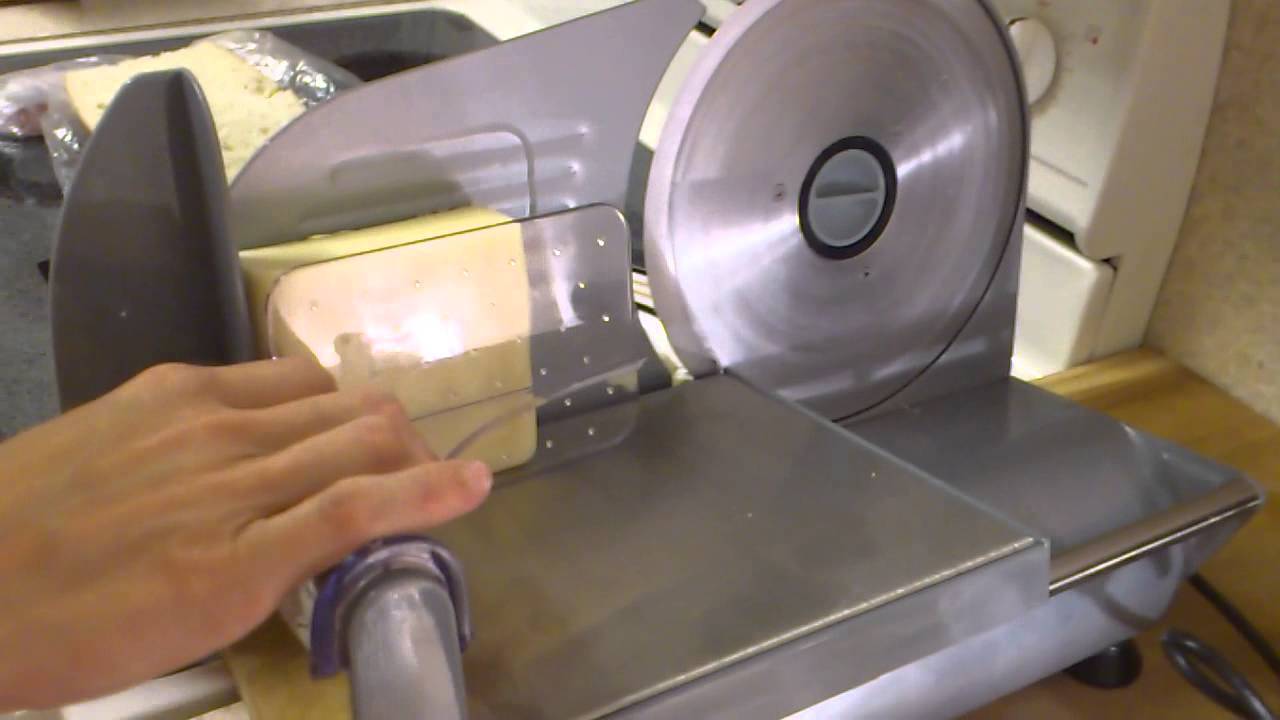 Stainless Steel Blade 7.5 150W Electric Meat Food Slice - YouTube