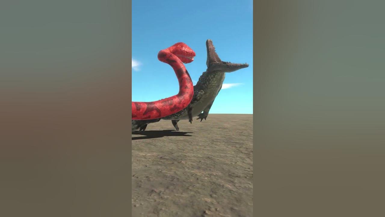 Titanoboa vs Purussaurus #short #shorts - YouTube