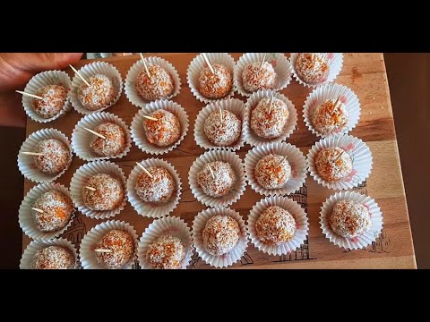 Havuçlu top/ havuçlu top kek - YouTube