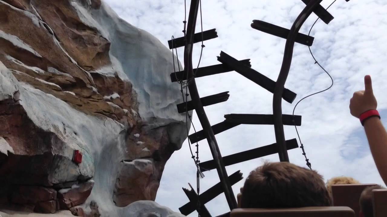 Expedition Everest new broken track - YouTube