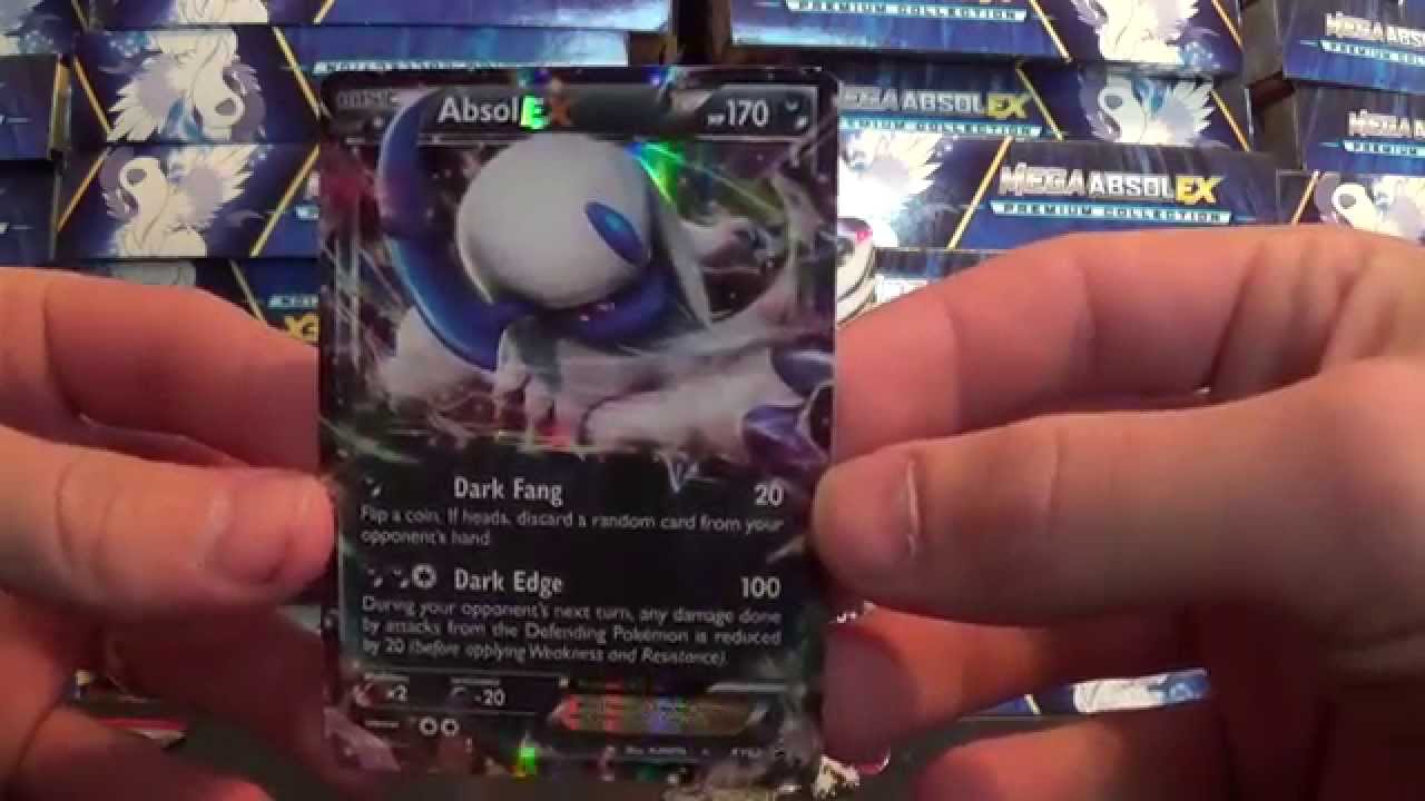 Mega Absol EX Box Opening! XY62 + XY63 + Jumbo, Pin, Coin, Code, 6 ...