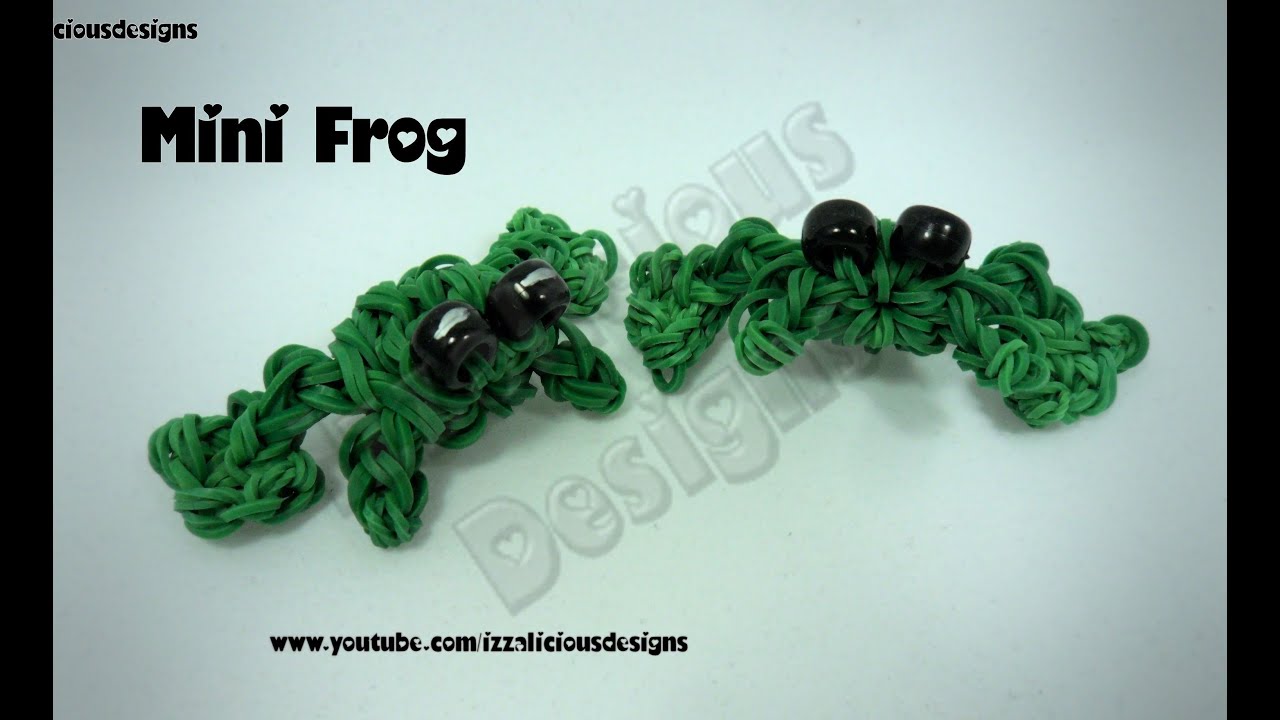 Rainbow Loom Mini Frog Charm - Gomitas - YouTube