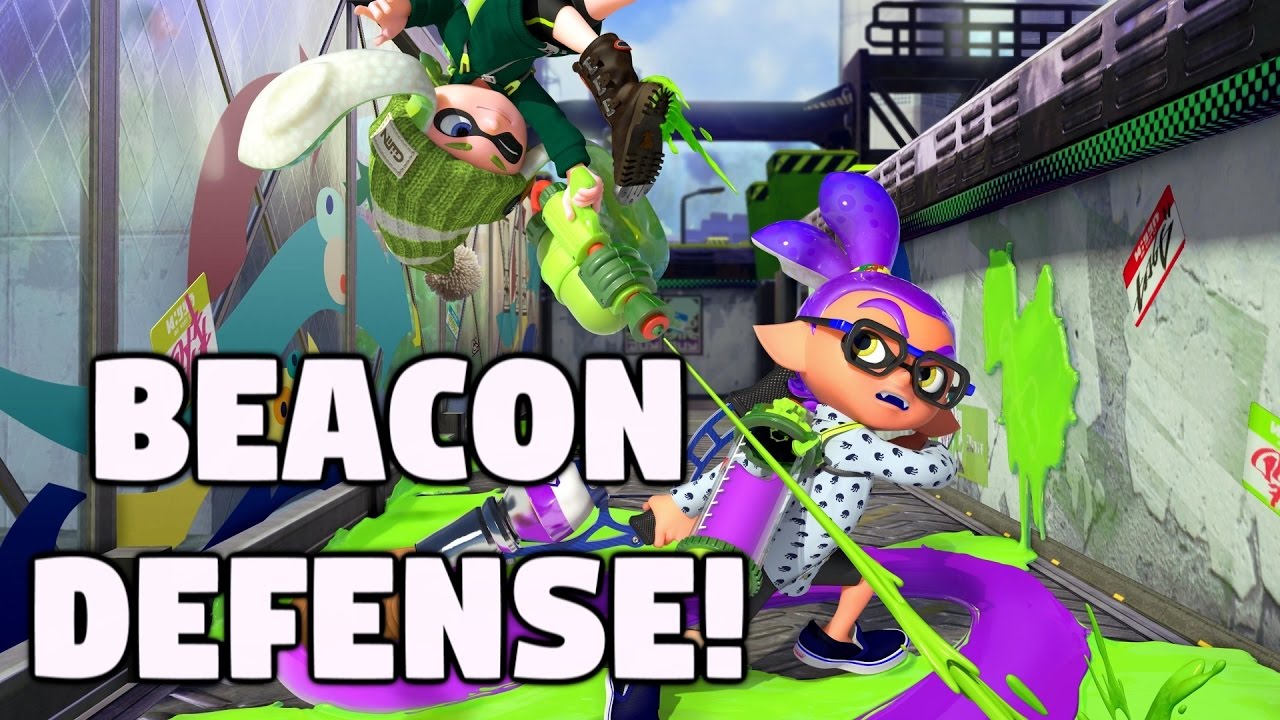Beacon Defense - Custom Game Mode - Splatoon - YouTube
