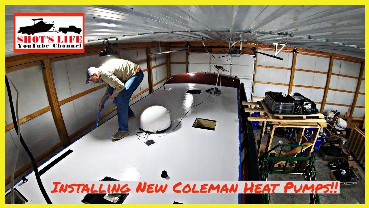 Installing New Coleman Heat Pumps on our RV | EPS16 | 2005 American ...