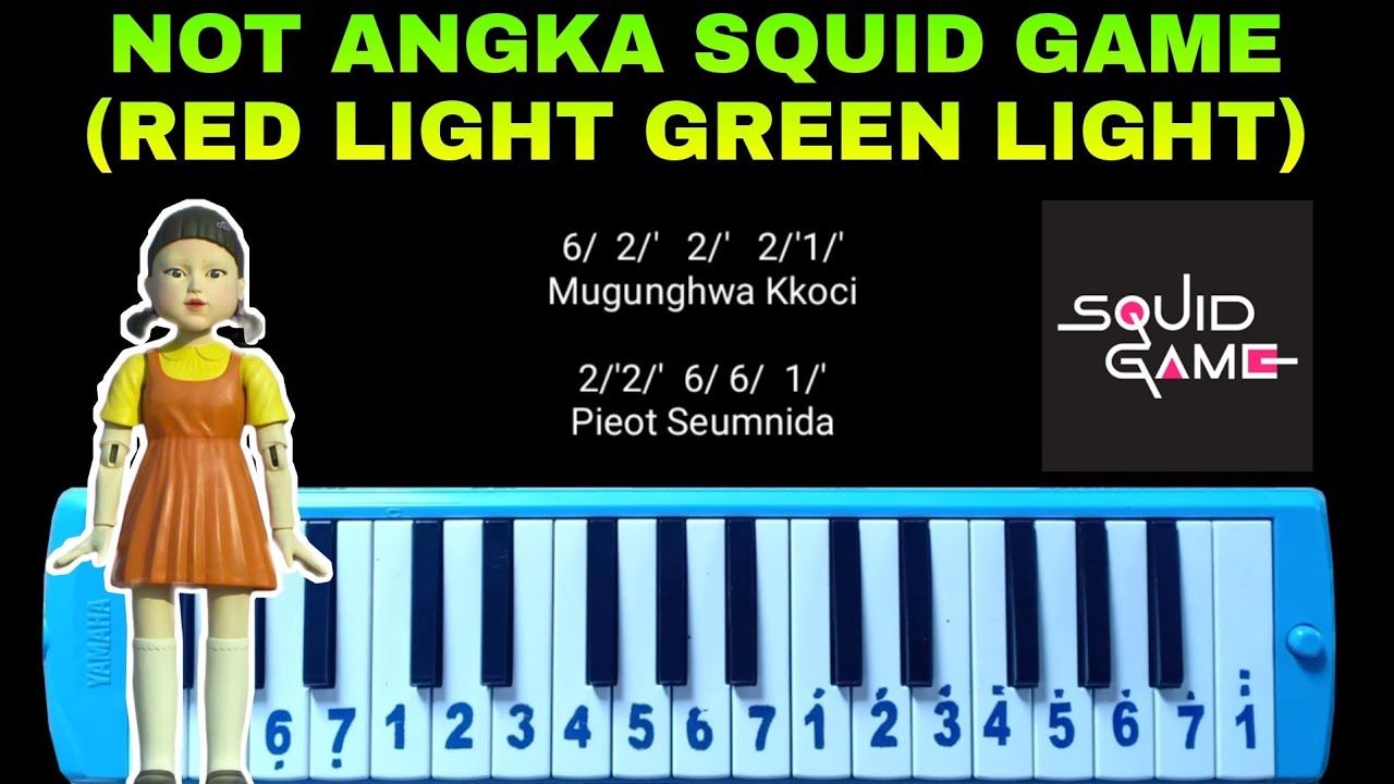 Not Pianika Squid Game - Red Light Green Light - YouTube