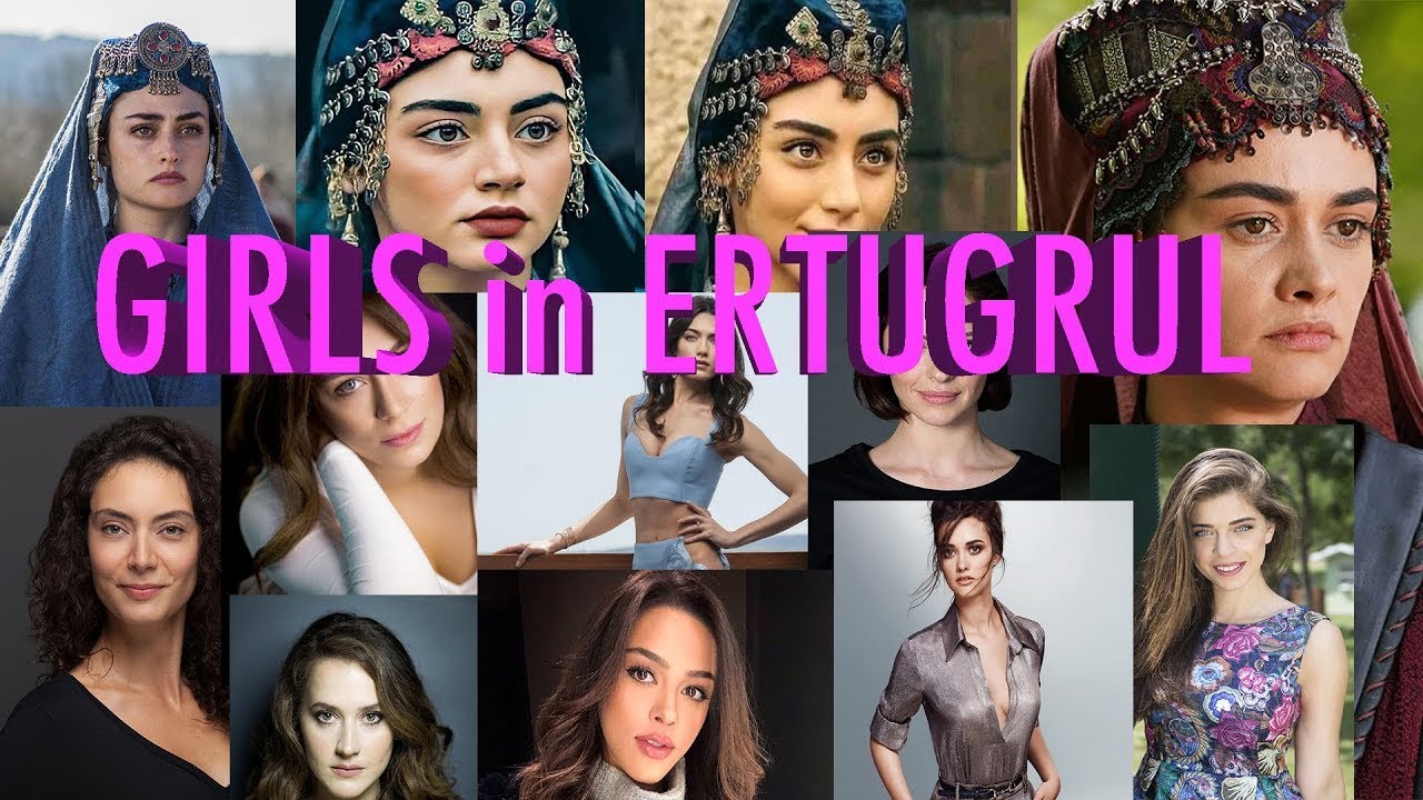 GIRLS in ERTUGRUL - All female lead characters - YouTube