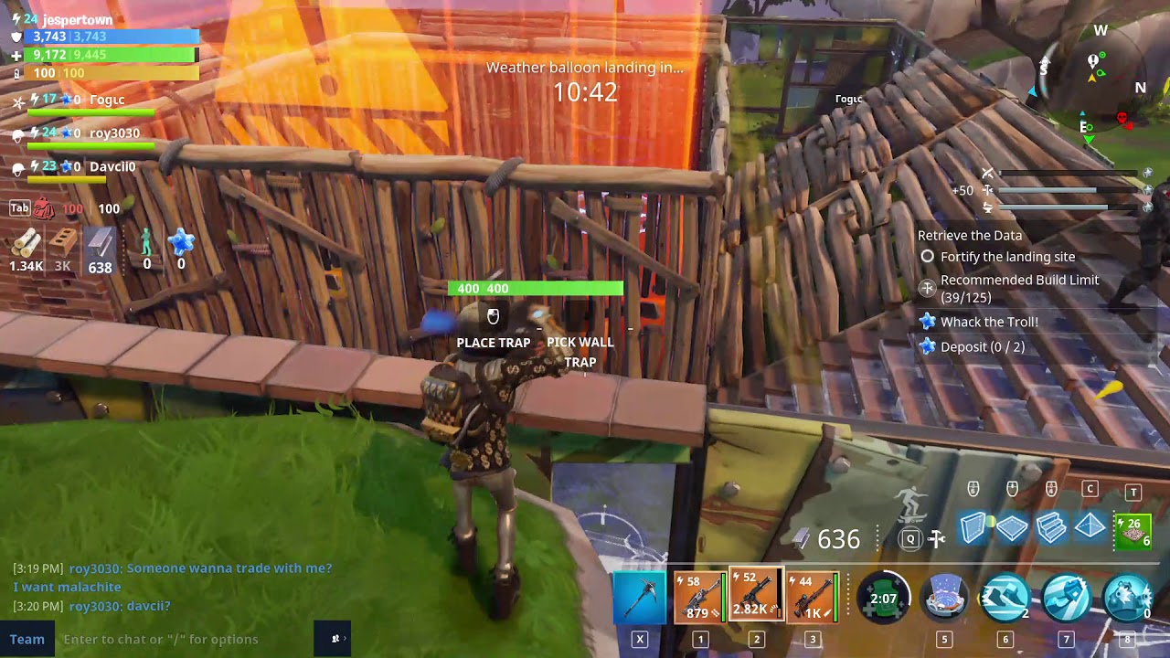 fornite save the world game play - YouTube