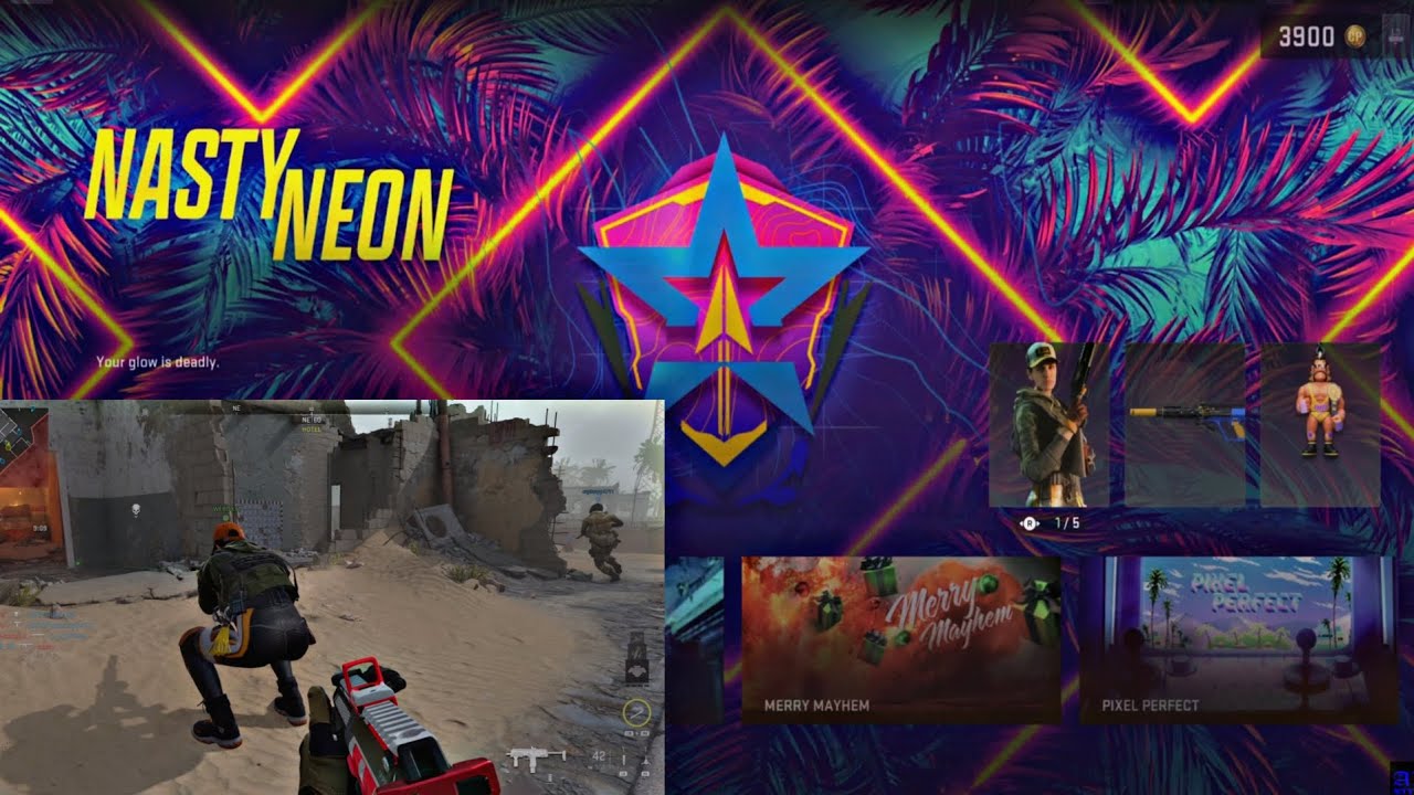 Call of Duty MW2 Stiletto Nasty Neon skin - YouTube